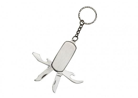 Chaveiro Canivete em Metal com Argola