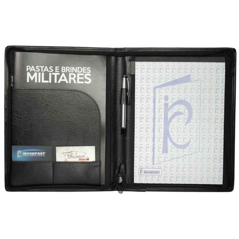 Pasta Convencao em Couro Sintetico Executiva Luxo ZP